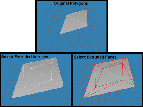 Extrude Edges plugin for Milkshape 3D