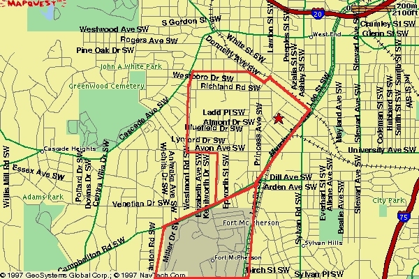 Map Of 402's Beat