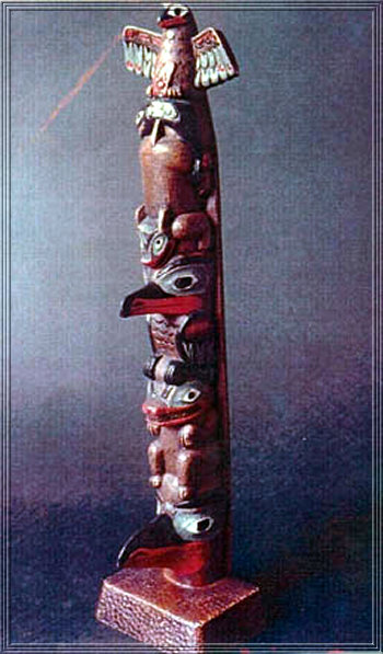 Palo Totemico Del Lupo