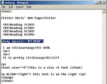 Web Design Course Description