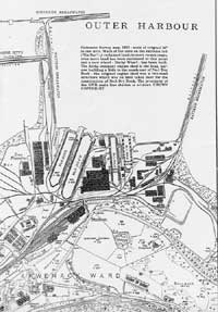 Map of Falmouth Docks 1933