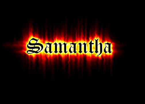 Personalized Fiery Names