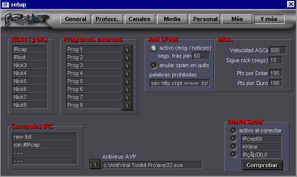 Ayuda para IRcap para usuarios de El Sitio