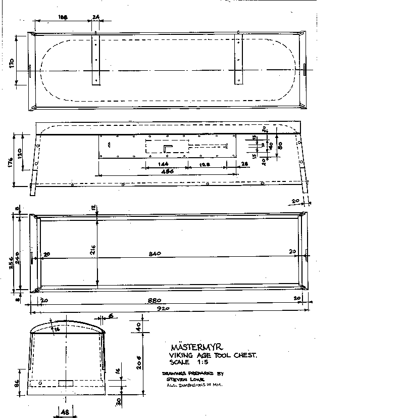 Appendix 2. Chest plans and drawings.