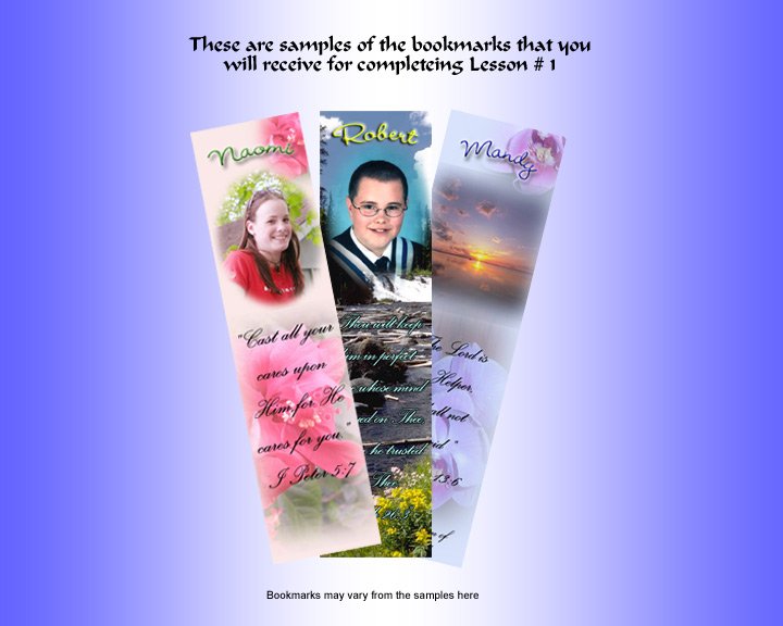 Bookmark Samples