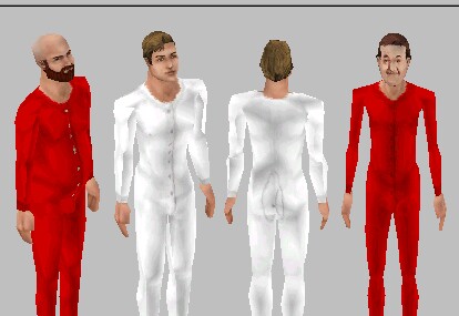 Chubby Sims Sleep and Swim Sets