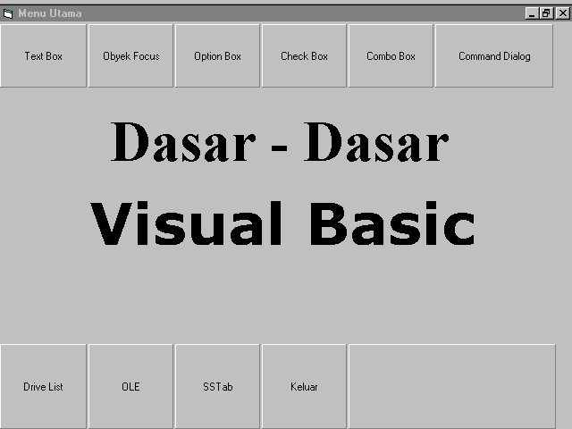 Dasar-Dasar Visual Basic | JPC Putra Chaniago