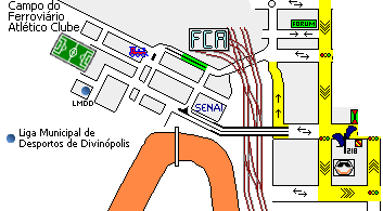 Divinópolis Turismo - Mapa Esplanada