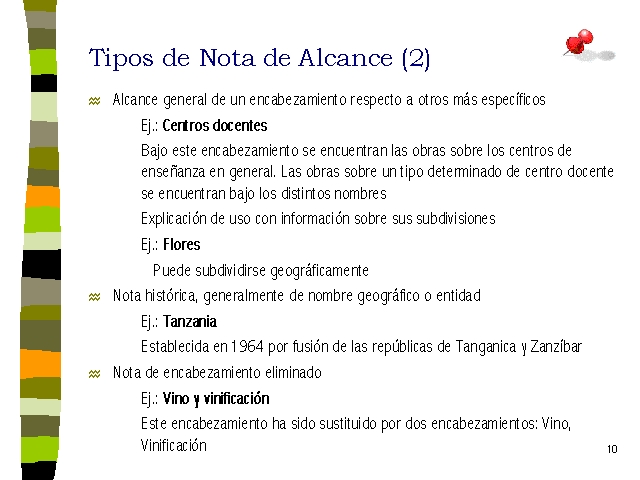 Tipos de Nota de Alcance (2)