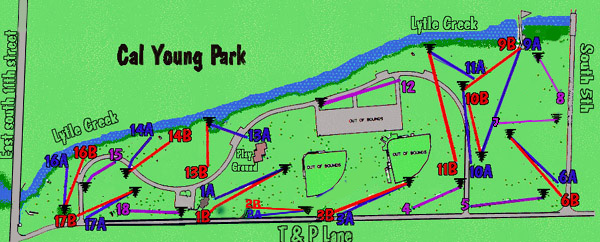 Cal Young Course Map