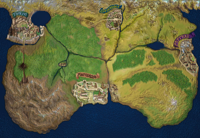 Artistic Map of Avalon