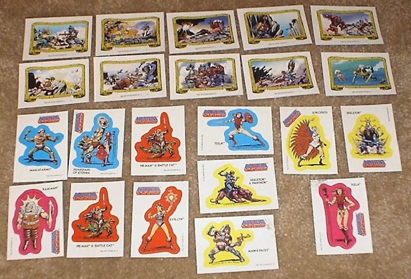 1984 Tops He-Man Sticker Set
