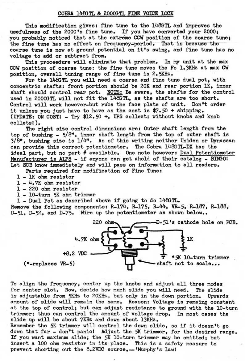 Home of the Ultimate MB8719 PLL Radio Modification - The Mod