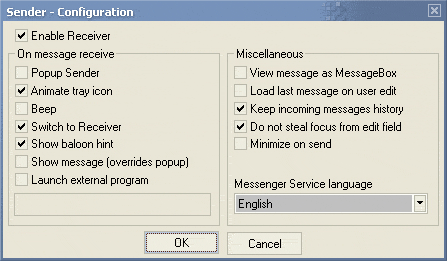 CodeStuff :: Sender :: Screenshots
