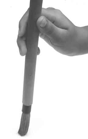 Posición de la mano en el trazo