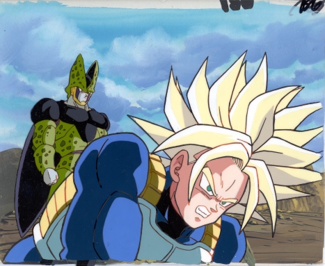 Super Saiyan Mirai Trunks vs Perfect Cell