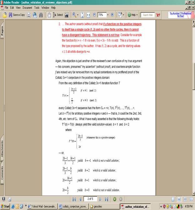 "Collatz 3x+1 Conjecture Proved