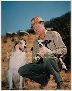 Lassie (Mire) and Corey Stuart with lamb