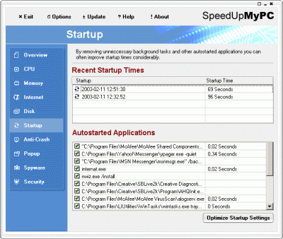 SpeedUpMyPC - Internet accelerator