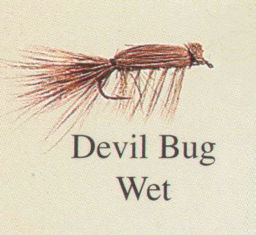 Tom Nixon Flies: Devil Bug Wet