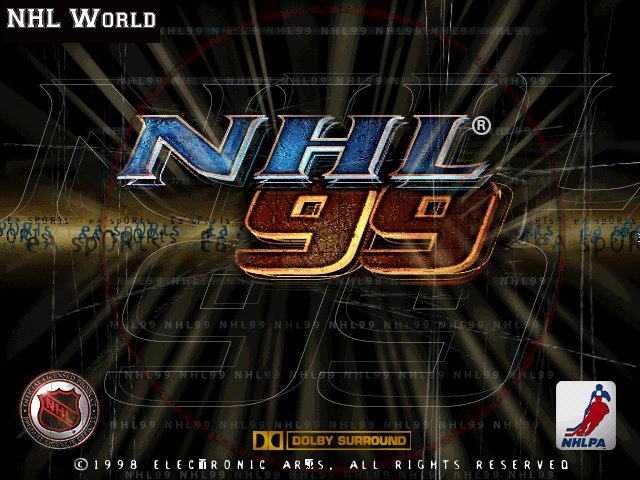 CoolJay's NHL '99 Place: Screen Shots