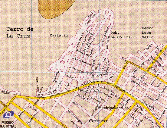 Plano de la ciudad de Copiapó