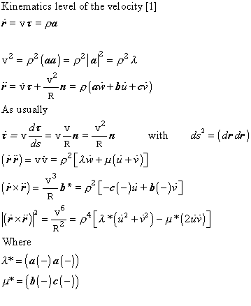 DERIVATIVES, KINEMATICS, DYNAMICS