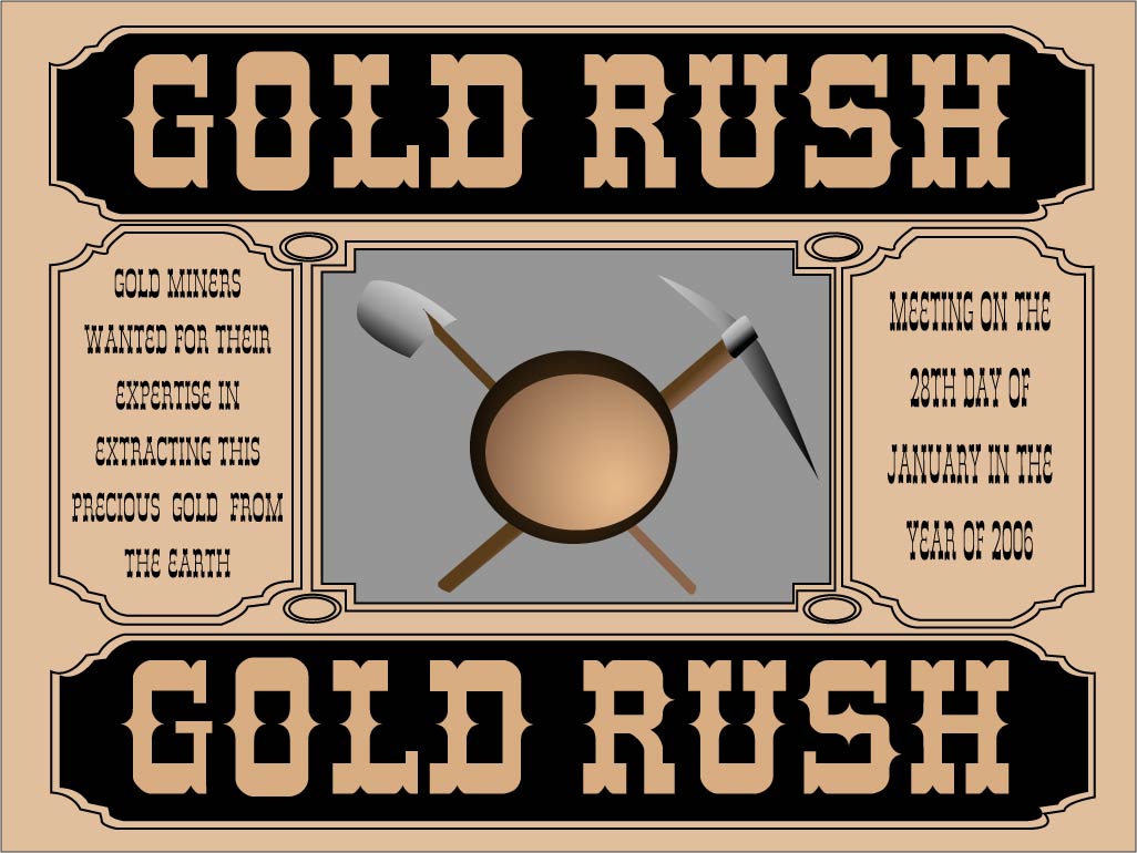 Gold Rush main page