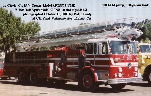 Crown Firecoach Apparatus