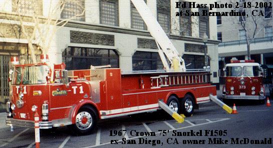 Crown fire engines by Serial Number