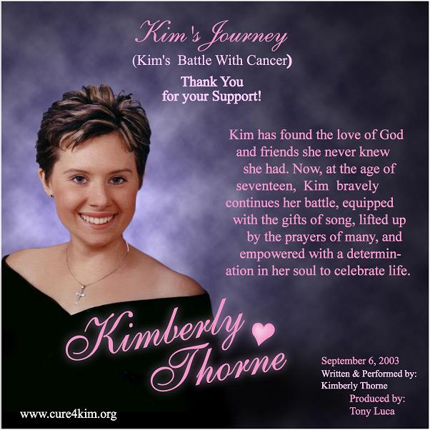 Kimberly Thorne Foundation - A Cure for Kimberly Thorne