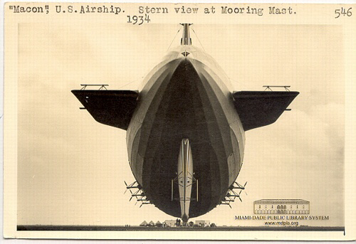 Miami: Early Aviation Photographs - Image 546 - "Macon." U.S. Airship ...