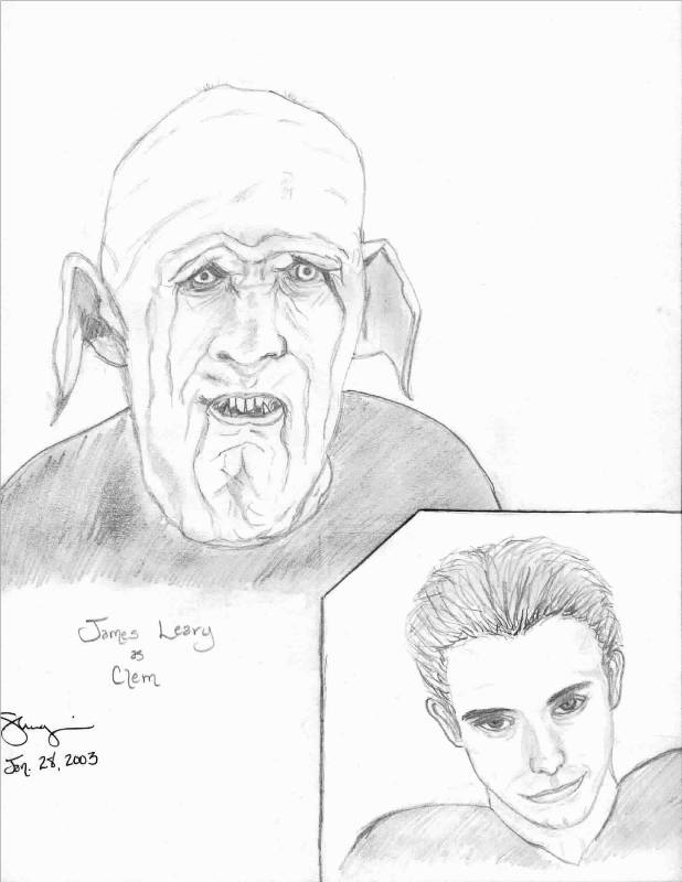 Buffy and Angel Sketches 2
