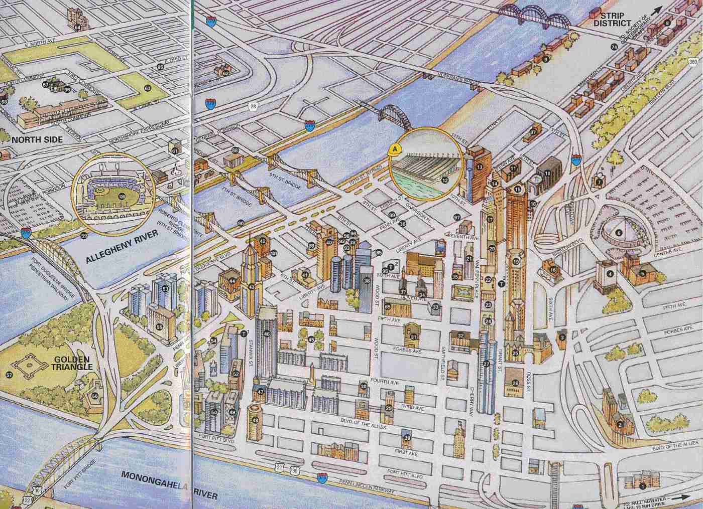 University Of Pittsburgh Map