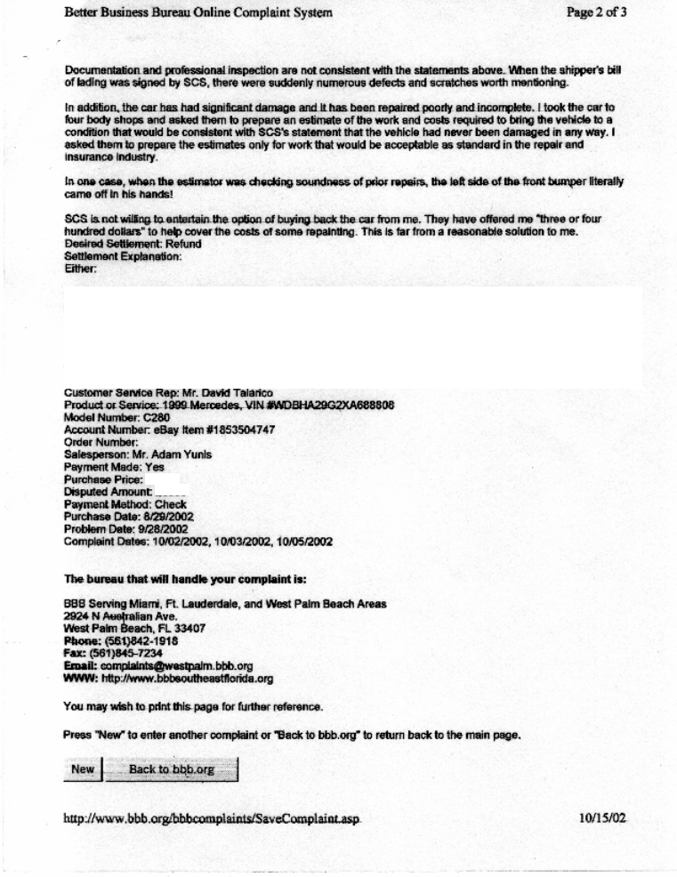 Better Business Bureau