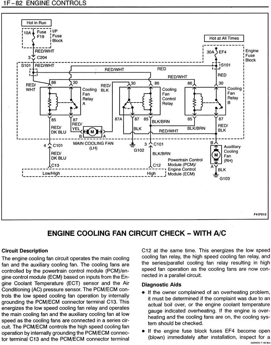 Daewoo Lanos Service Manual - Page 1F-82 - Engine Controls - Engine ...