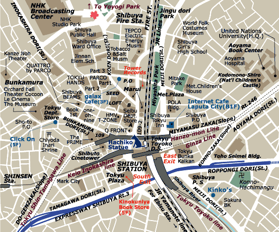 Shibuya Map