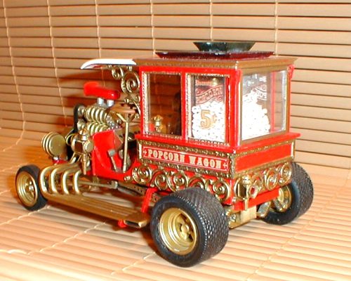 Dans Plastic Model Cars Popcorn Wagon