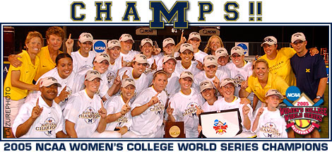 Michigan Wolverine Softball 2005