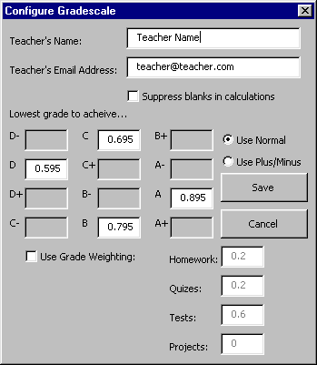 Excel-lent Gradebook Grade book software