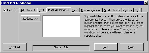 Excel-lent Gradebook Grade book software