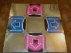 Arcade Style Dance Dance Revolution Metal Pad Stage and Platform