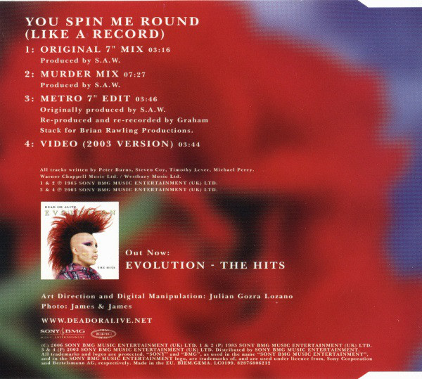 You Spin Me Round 2003