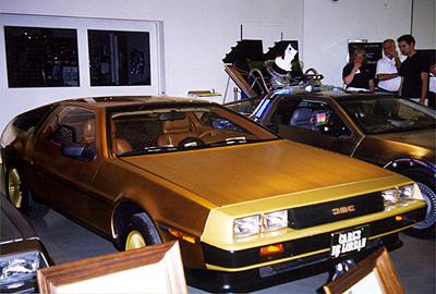Gold DeLoreans