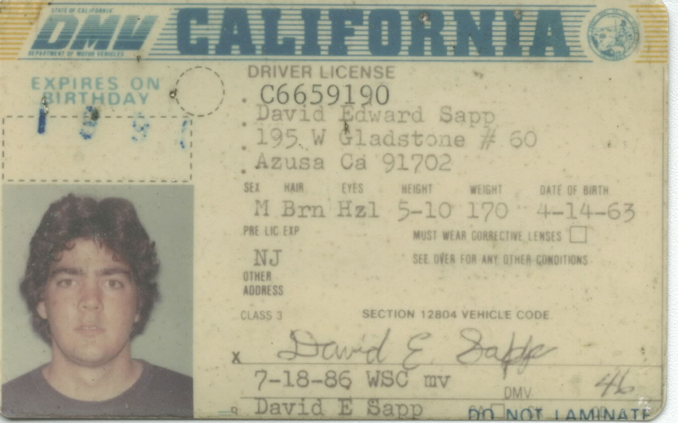 California's Driver's License