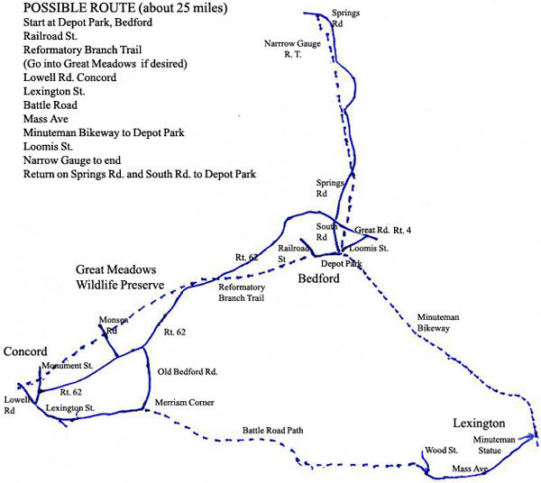 Rail Trails Ride, Bedford, MA