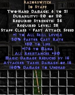 Exceptional Unique Staves