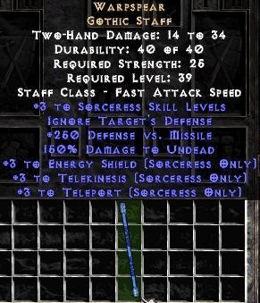 Exceptional Unique Staves