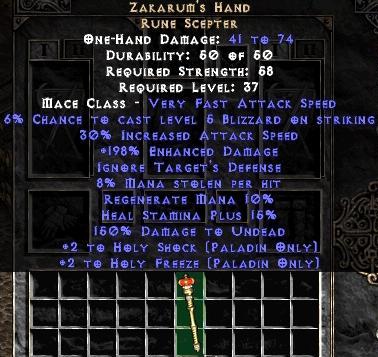 Exceptional Unique Scepters