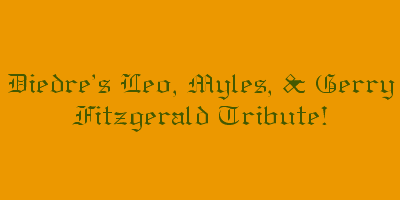 Leo Myles And Gerry Fitzgerald